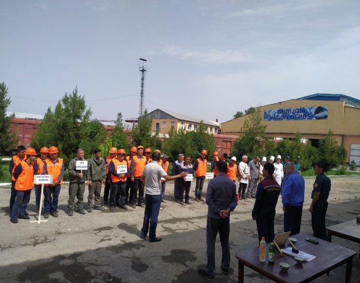 A practical training on civil defense was conducted – O'zvagonta'mir